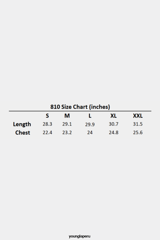 YoungLA ropa hombres arena 810 marca registrada de manga larga ...