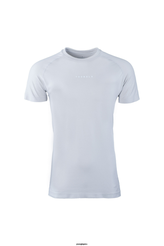 YoungLA ropa hombres blanco Camiseta híbrida definitiva 442 8T60JL467 ...